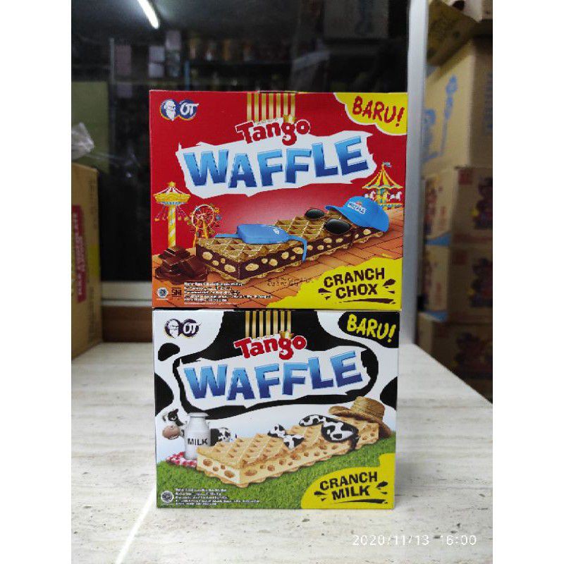 Jual TANGO WAFFLE CRUNCHCHOX MILK 7 GRAM X 20 PCS | Shopee Indonesia