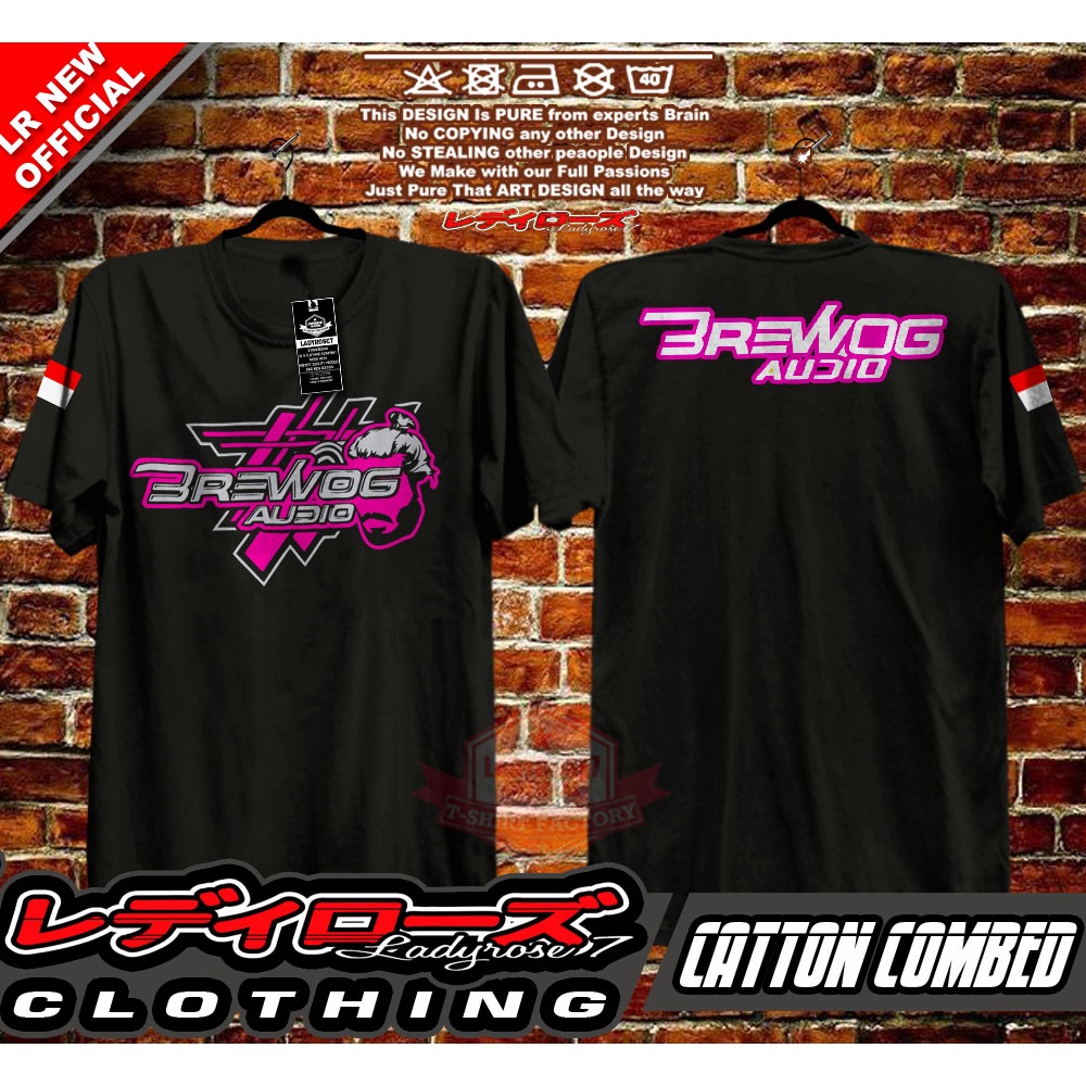 Jual KAOS NEW BREWOG AUDIO PROFESSIONAL | Shopee Indonesia