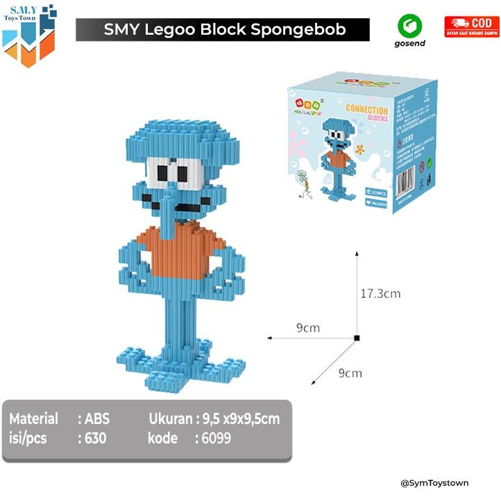 Jual Smy Nano Block Spongebob - Bricks Education Nano Block / Mainan ...