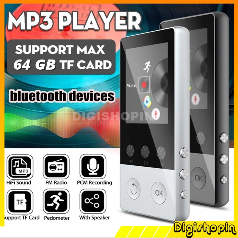 Jual Bluetooth MP3 Player Digital Audio Player Bluetooth Speaker ...