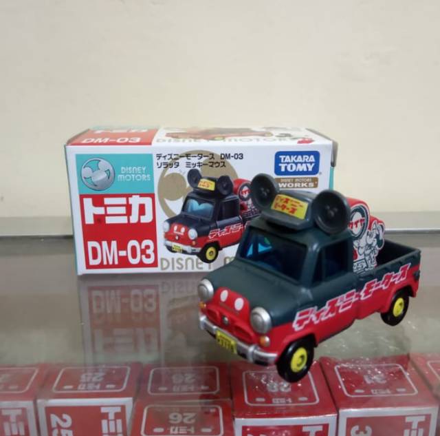 Jual Tomica Disney motors DM-03 Mickey mouse 1118 Takara Tomy original harga murah | Shopee ...