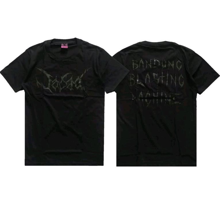 Jual Tshirt JASAD - BANDUNG BLASTING MACHINE (BLACK ON BLACK) | Shopee ...
