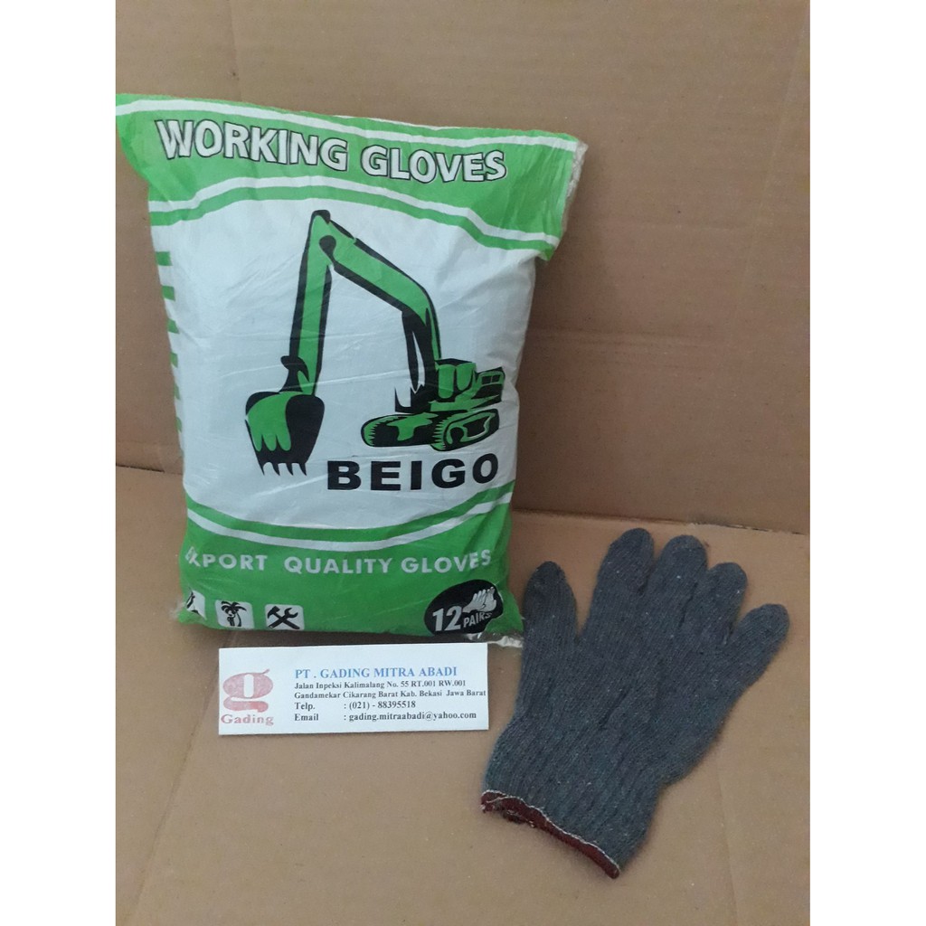 Jual SARUNG TANGAN RAJUT ABU 5 BENANG merk BEIGO | Shopee Indonesia