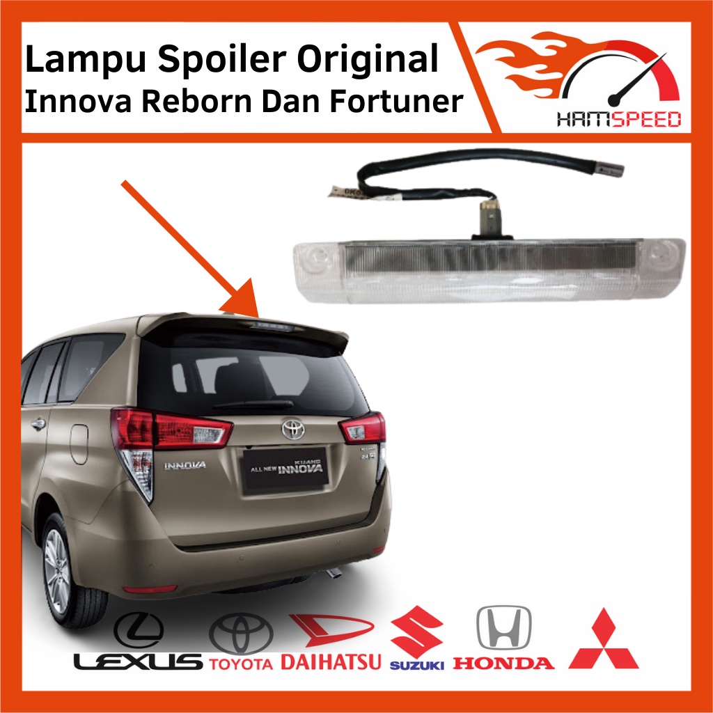Jual Lampu Spoiler Innova Reborn Original/Lampu Spoiler Fortuner ...