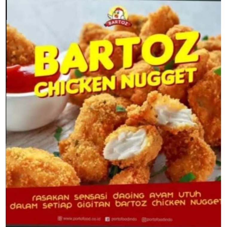 Jual Bartoz Chicken Nugget VIRAL enak 500gr | Shopee Indonesia
