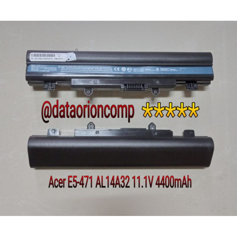Jual Baterai Battery gendut Acer Aspire E14 E5 E5-531 E5-421 E5-471 E1 ...