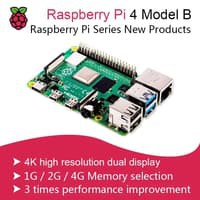Jual Original Raspberry Pi 4 Model B 4B Raspi 4 RAM 4GB 2GB 1GB RS UK ...