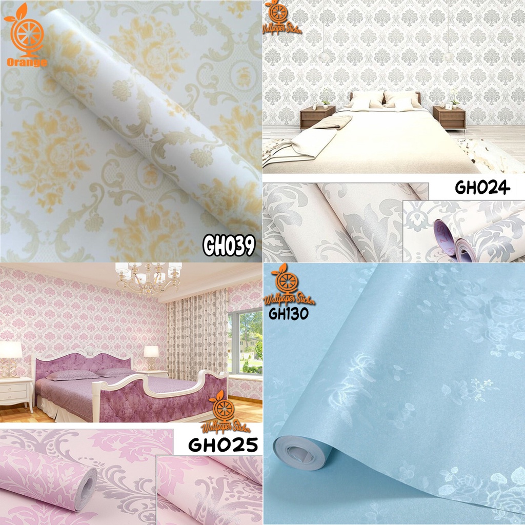 Jual Wallpaper Dinding GH Premium Quality Wallpaper Ruangan 45cm x 8 ...