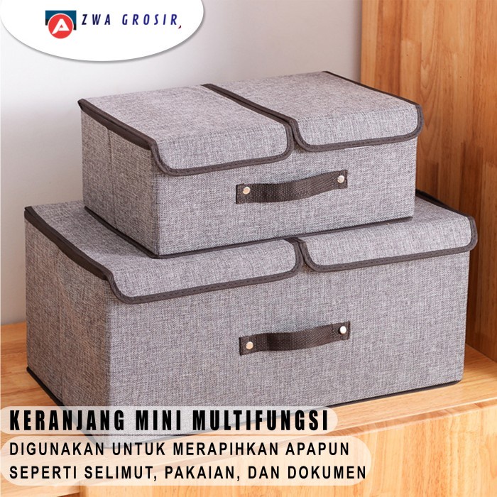 Jual Storage Box Tempat Penyimpanan Tempat Pakaian Tempat Baju Kotak ...