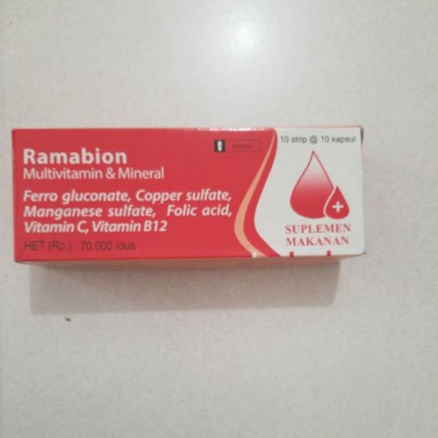 Jual Ramabion vitamin ferbion | Shopee Indonesia
