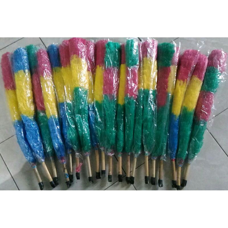 Jual Kemoceng rafia / sulak rafia / kebus rafia besar lebat | Shopee ...