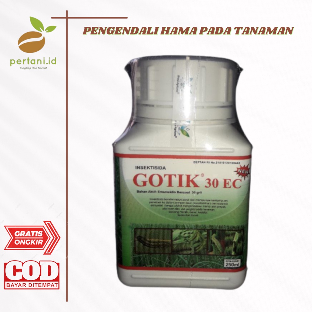 Jual Insektisida GOTIK 30EC ukuran 250ml- Obat ulat - pengendali ulat ...