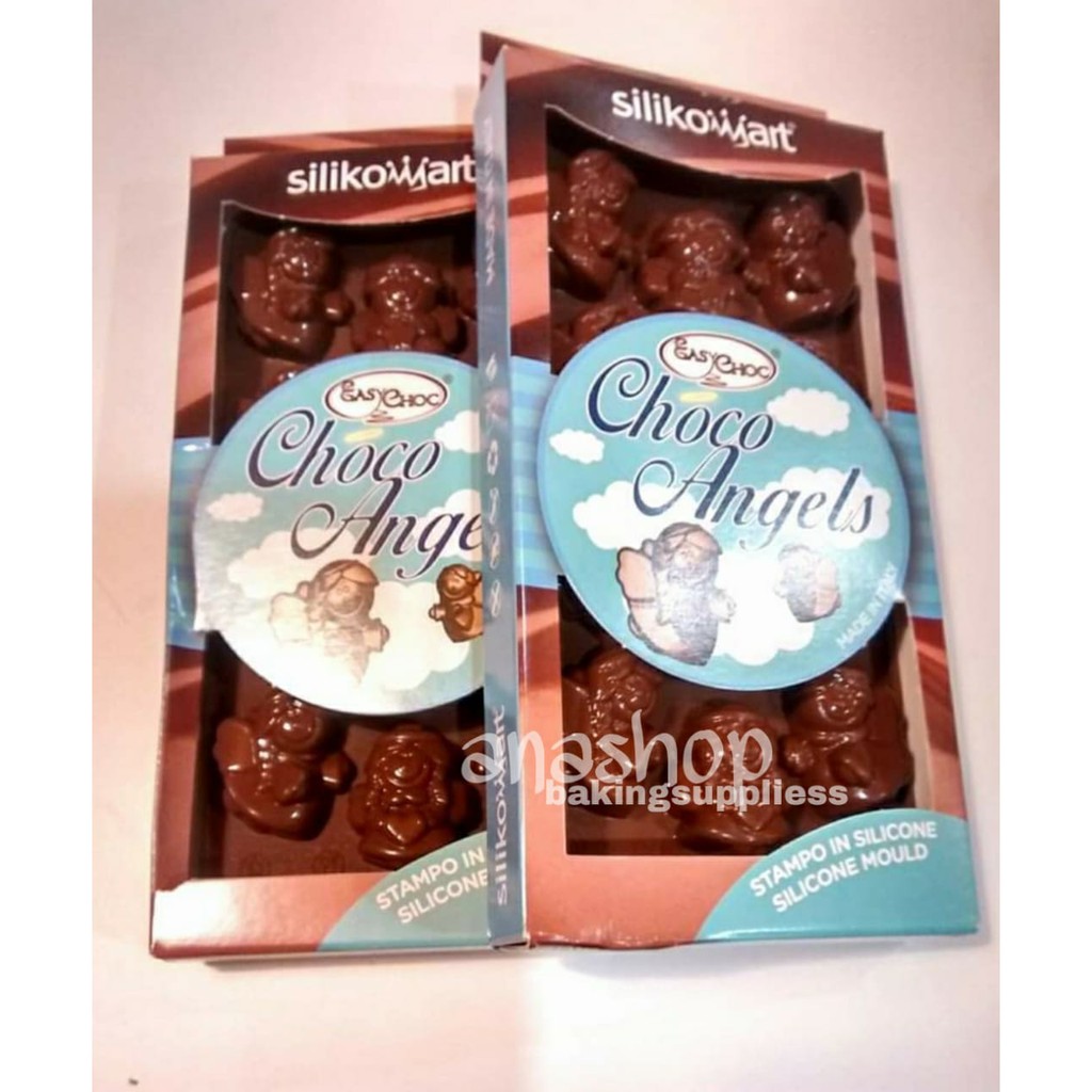 Jual Silikomart Easychoc Choco Angels/Cetakan Coklat Bentuk Angels ...