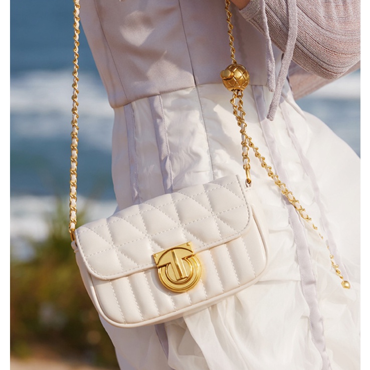 Jual Tas Selempang Kulit Wanita Tas Hp Cewek Rantai Luxury Mini Bag ...