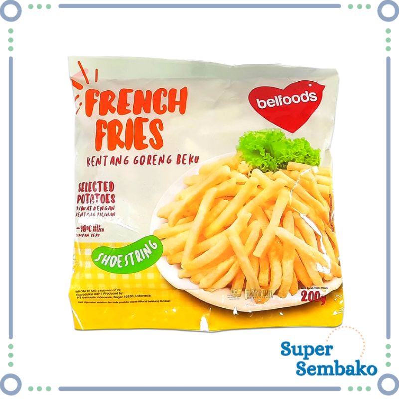 Jual FROZEN FOOD MAKANAN BEKU KENTANG GORENG FRENCH FRIES INSTAN ...