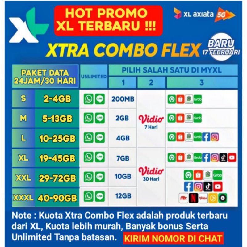 Jual VOUCHER KUOTA XL BERLAKU 30 HARI NASIONAL | Shopee Indonesia