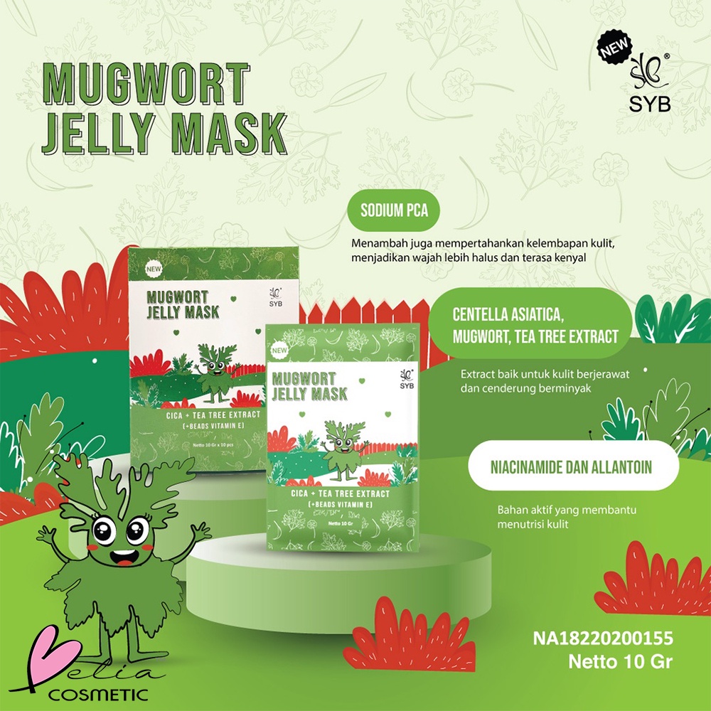 Jual SYB JELLY MASK SERIES | BLUEBERRY | DNA SALMON | MUGWORT ...