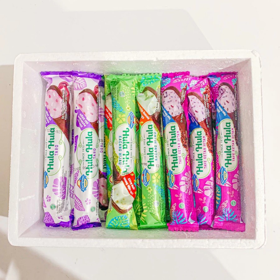 Jual Ice Campina, Hula hula mix 3 rasa 15 pcs | Shopee Indonesia
