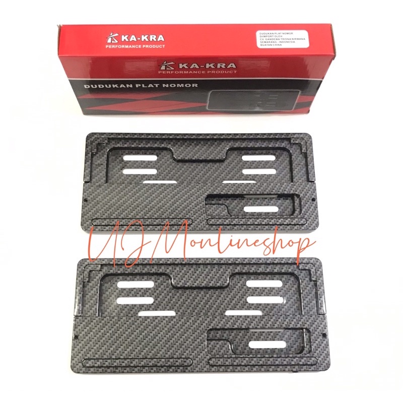 Jual Cover Tutup Plat Nomor Karbon Universal Buat Semua Plat Motor Bisa ...