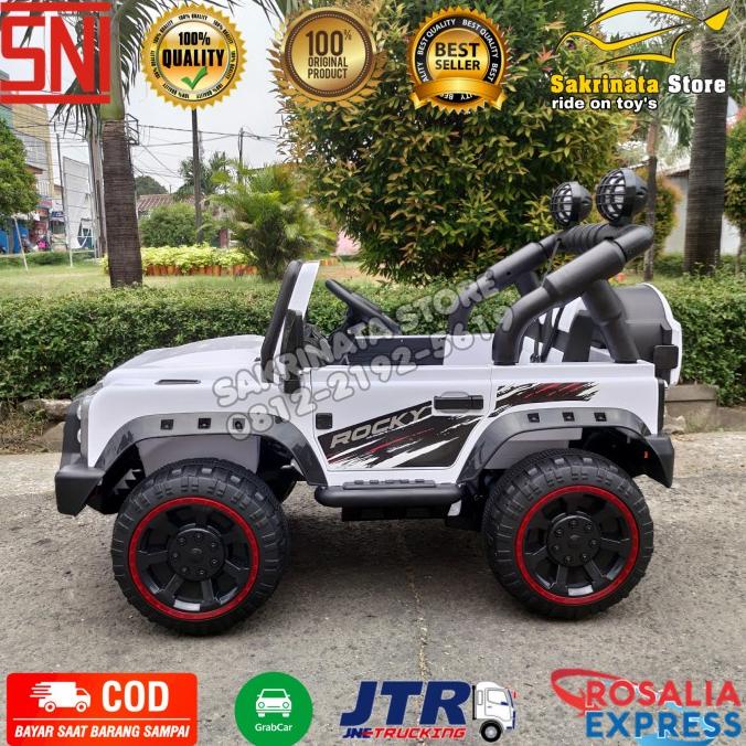 Jual Mobil Mainan Aki Anak Jeep 2 Big Gearbox | Shopee Indonesia