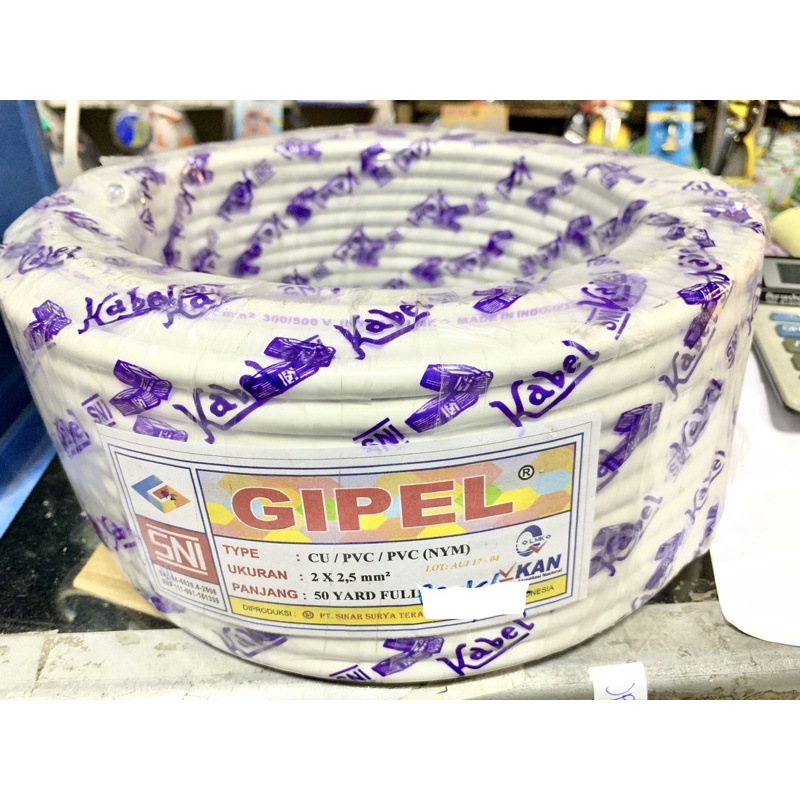 Jual KABEL LISTRIK TEMBAGA SNI SPLN NYM 2x2,5 2 x 2,5 mm 2x2.5 2 x 2.5 mm PANJANG 50yard 50m ...