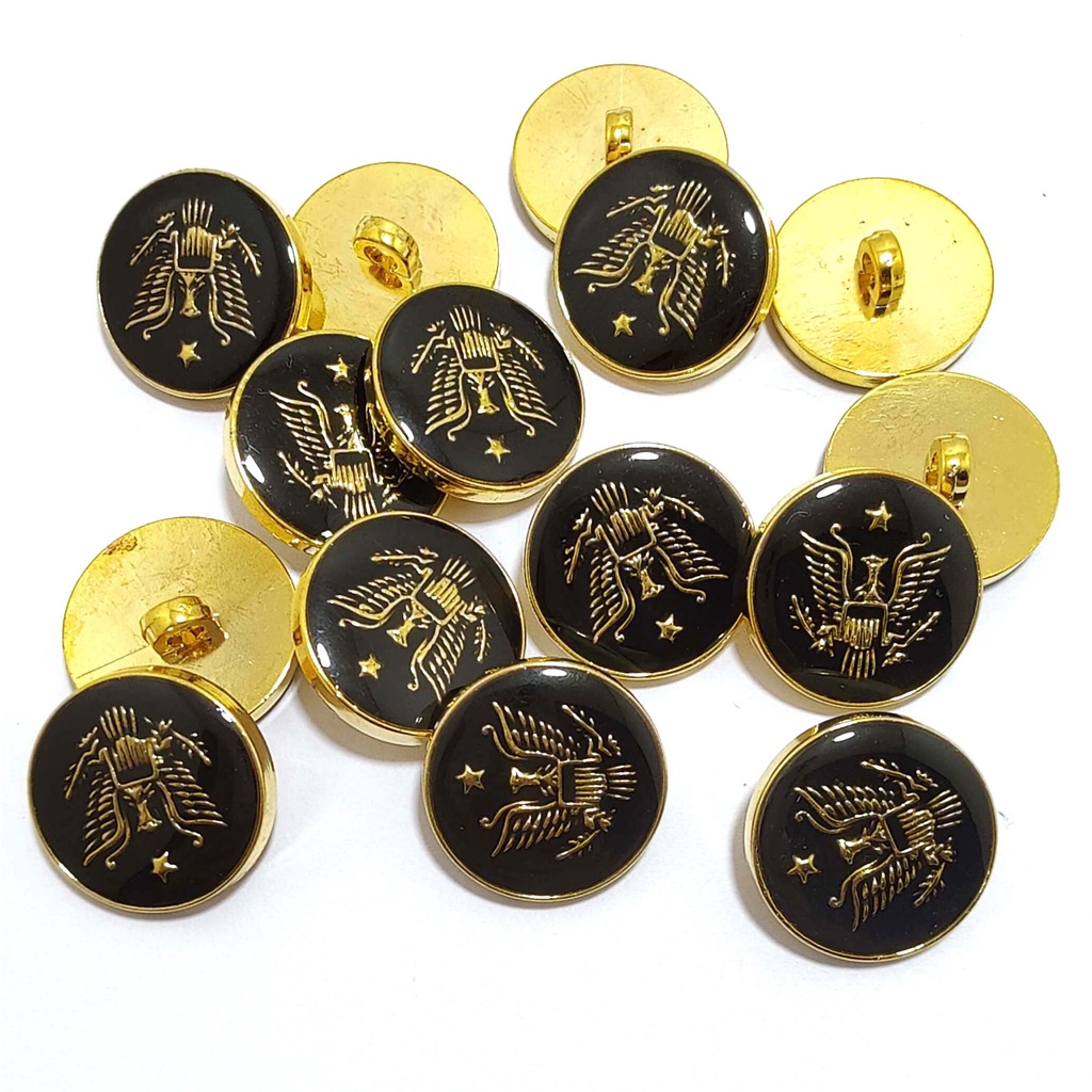 Jual KANCING PLASTIK GARUDA KANCING JAS BESAR ALMAMATER 20 MM / 12 PCS ...