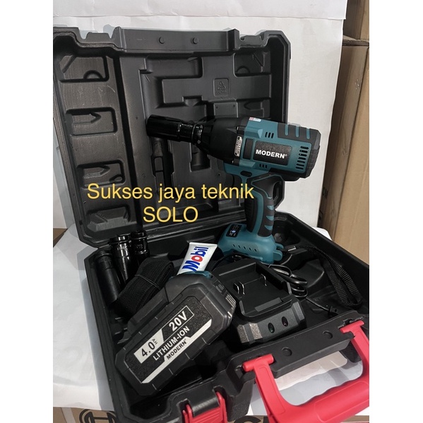 Jual Modern M65 impact wrench impek M 65 20V Cordless Mesin Buka baut ...