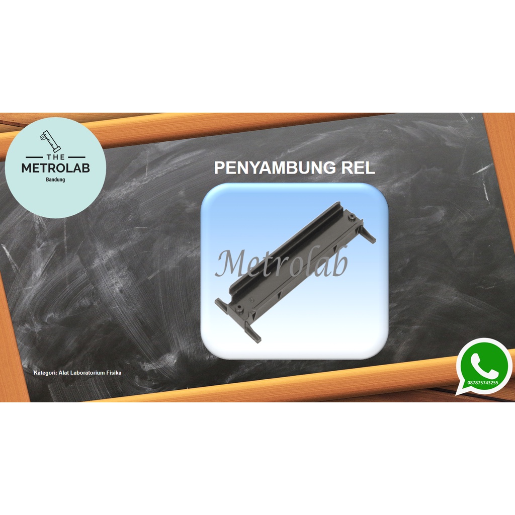 Jual Penyambung Rel Presisi | Rail Connector | Alat Peraga Fisika Mekanika/Optika | Shopee Indonesia