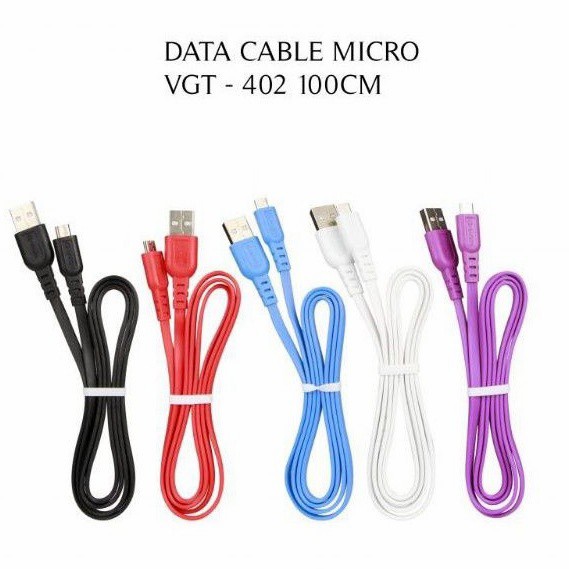 Jual FG STORE KABEL DATA VANVO VGT-402 2.4A V8 / MICRO USB / TYPE C ...