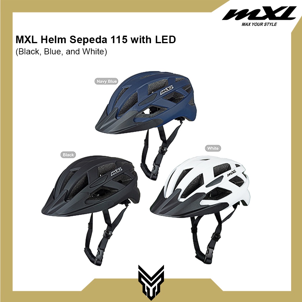 Jual MXL Helm Sepeda dengan LED Bicycle Helmet 115 Pelindung Kepala ...