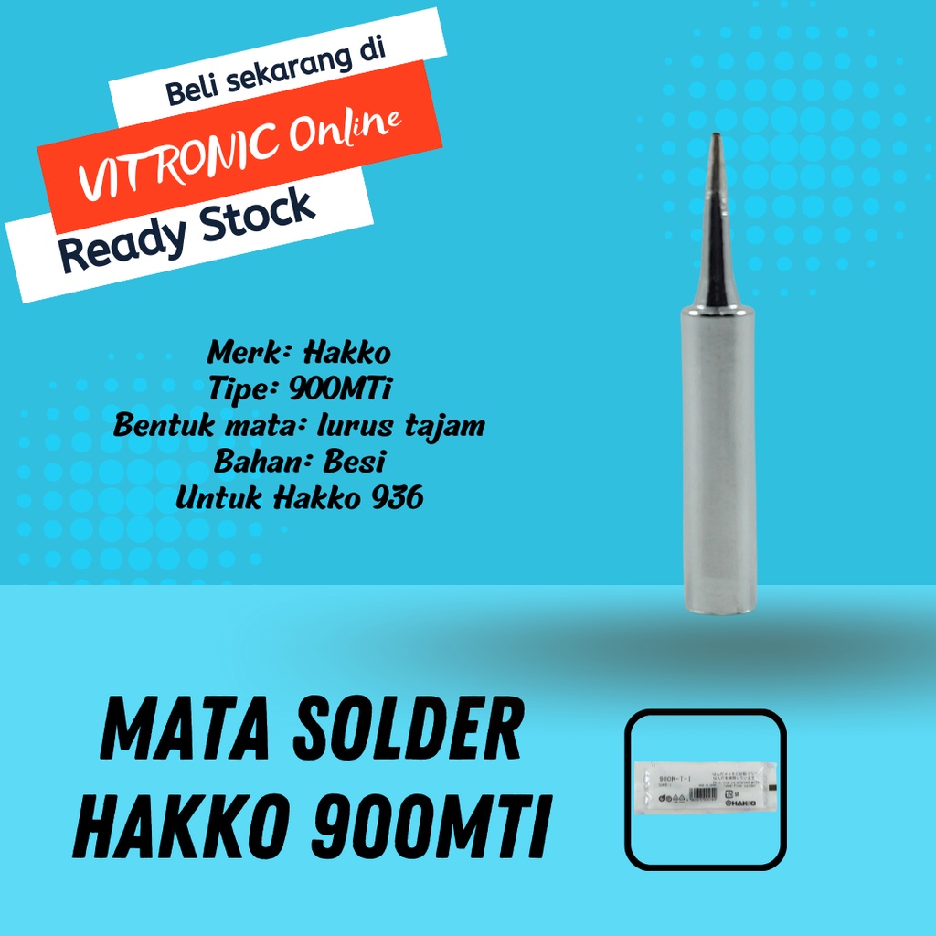 Jual Mata Solder Hakko 900MTI Tip untuk Hakko 936 900M-T-I | Shopee Indonesia