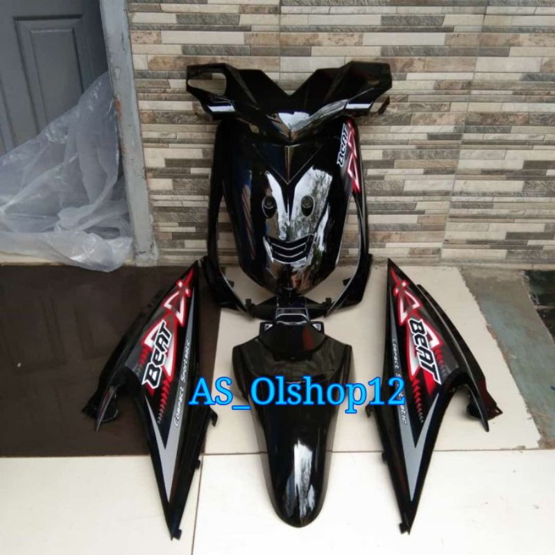 Jual FULL BODY HALUS BEAT KARBU HITAM PLUS STRIPING 2010 - 2012 ...
