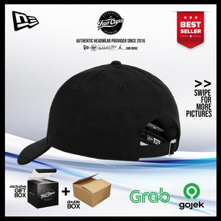 Jual [ORIGINAL] New York Yankees All Black Metal Doff 9FORTY Cap | Topi ...