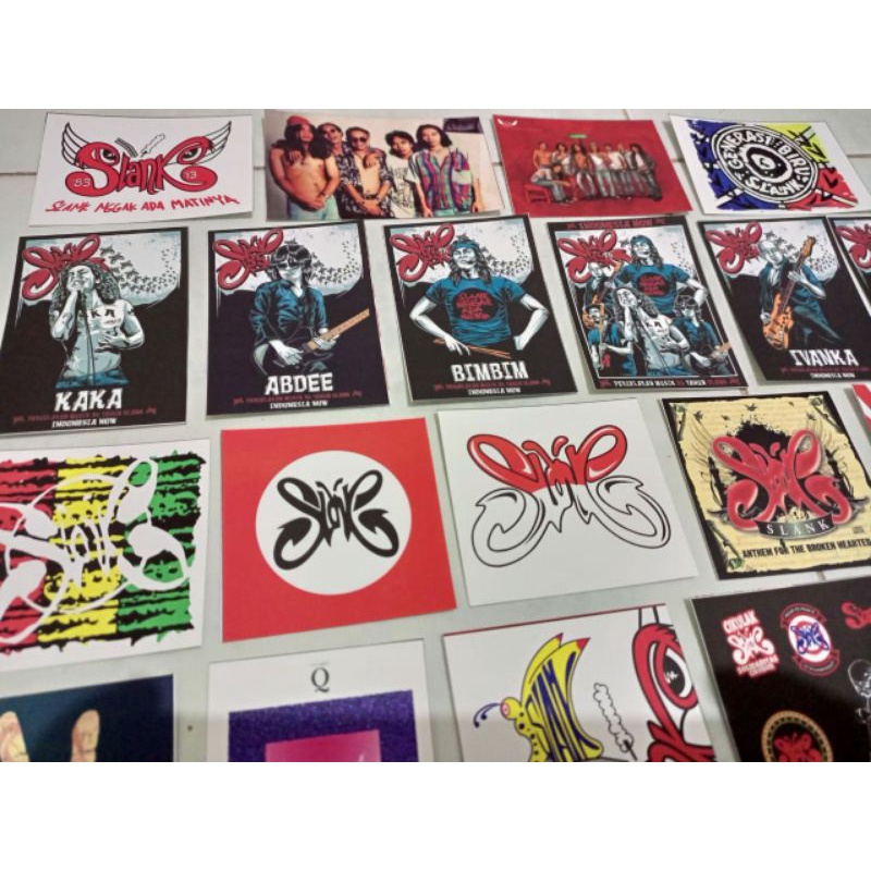 Jual Stiker SLANK Paket Merchandise Decals Sticker Pack/ Grosir ...
