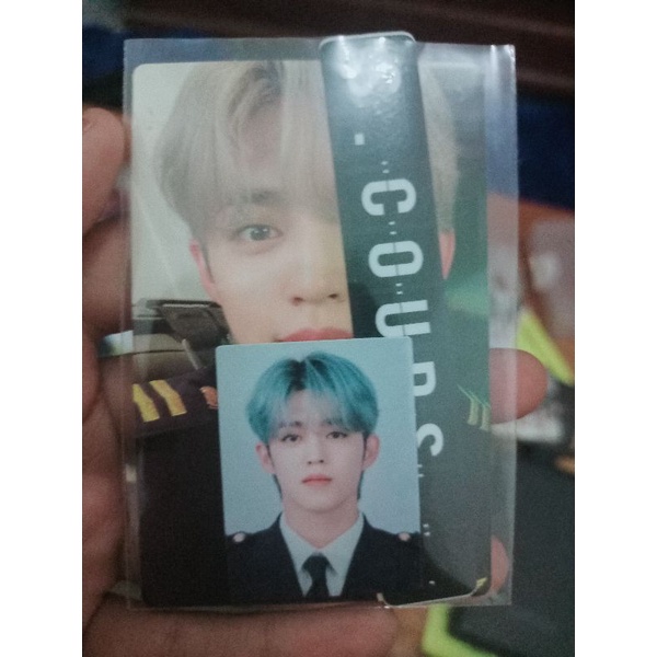 Jual pc photocard scoups seventeen season greeting pilot id + sticker ...