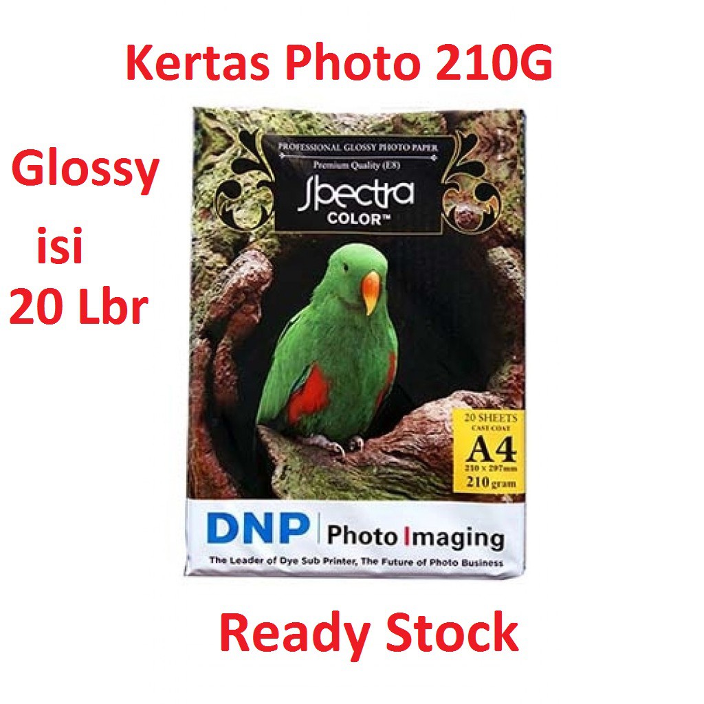 Jual Kertas Foto 210g - Photo Paper Glossy Spectra A4 210 Gsm - Spectra ...