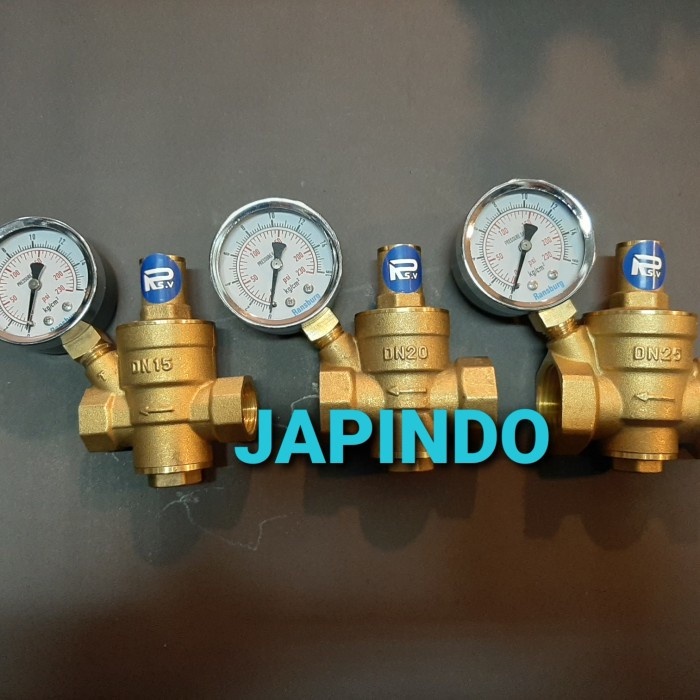 Jual Pressure Reducing Valve Pressure Regulator Water ukuran 1/2 Inchi ...
