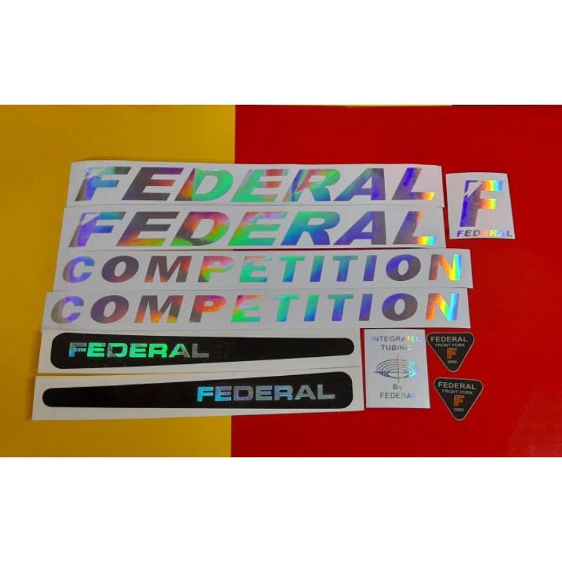 Jual Stiker Sepeda Federal Competition Hologram | Shopee Indonesia
