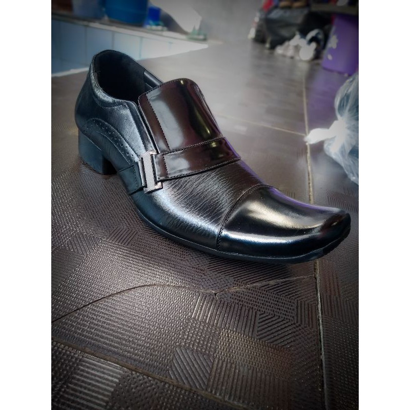 Jual Sepatu Pantofel Pria Pantofel Hitam Pria Sepatu Pantopel Fantofel Kulit Kerja Formal ...