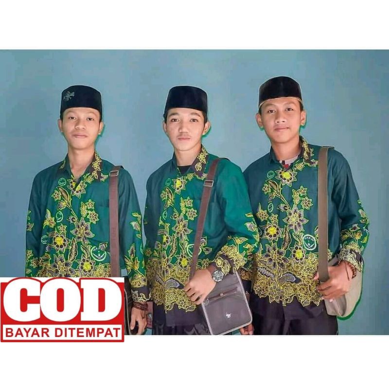 Jual batik IPNU lengan panjang, batik IPNU Pekalongan, batik IPNU ippnu ...