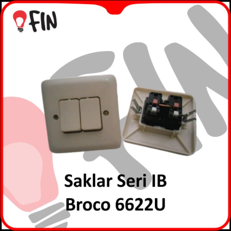 Jual Saklar Seri IB Broco 6622U | Shopee Indonesia