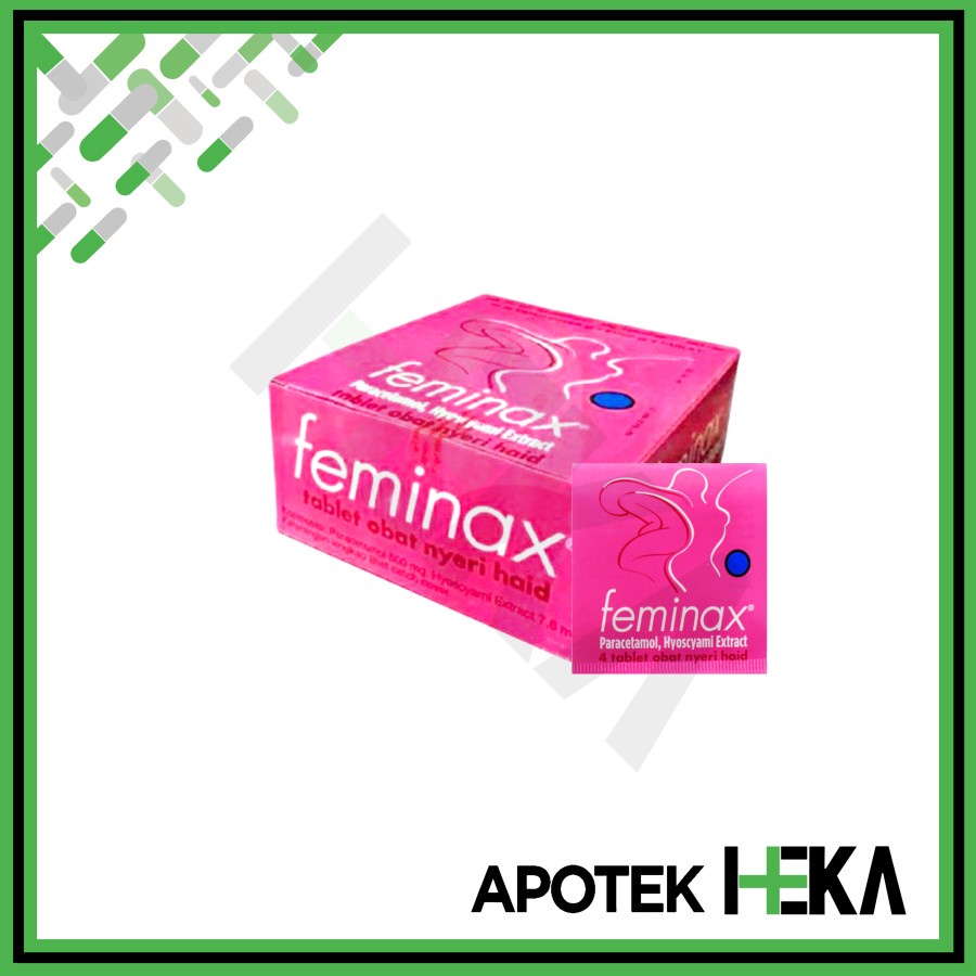 Jual Feminax Tablet Obat Nyeri Haid - Datang Bulan Box isi 25x4 ...