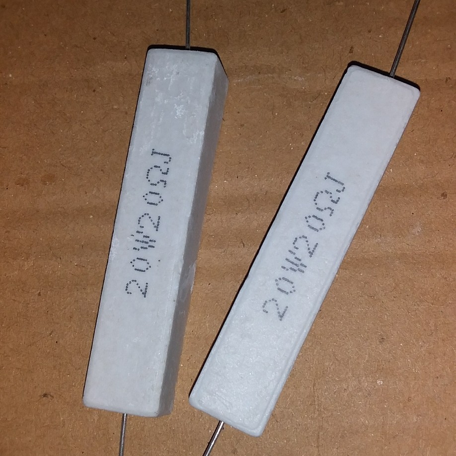 Jual resistor kapur 20 watt 20 ohm isi 10pcs | Shopee Indonesia