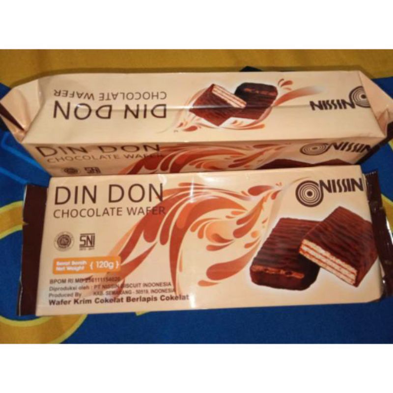 Jual Nissin Din Don Wafer Chocolate 120gr | Shopee Indonesia