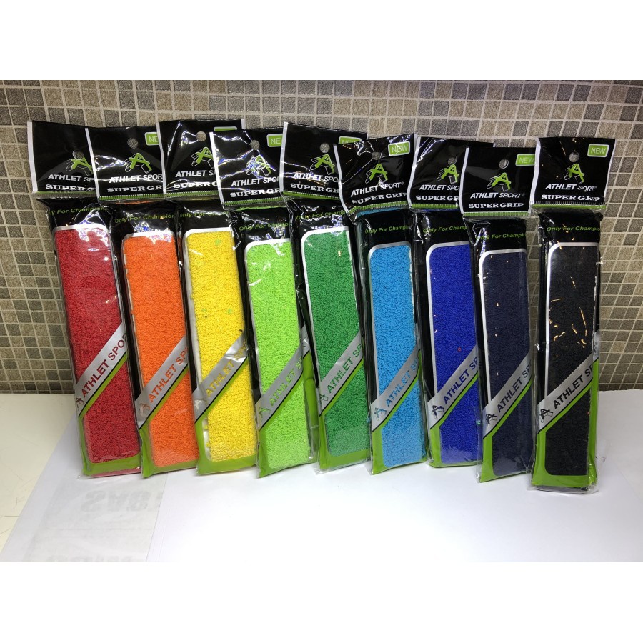Jual Overgrip Towel Grip Handuk Kain Gagang Raket Badminton bulutangkis ...