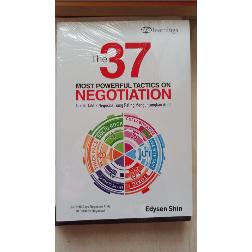 Jual Buku "The 37 Most Powerful Tactics on Negotiation" karya Edysen Shin | Shopee Indonesia