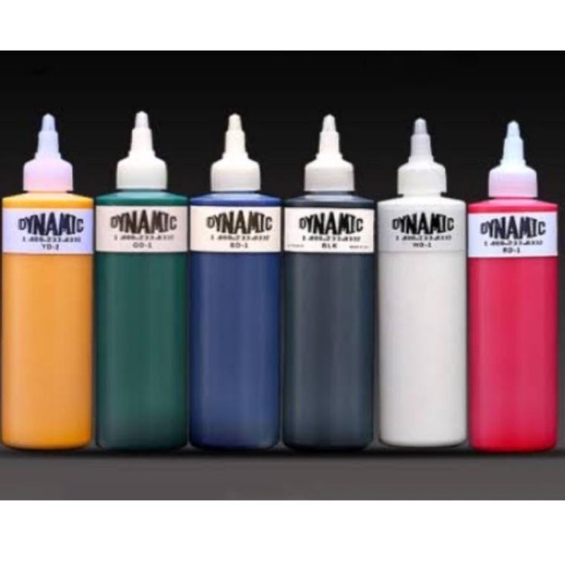 Jual Tinta Tattoo Dynamic 1set 6warna | Shopee Indonesia