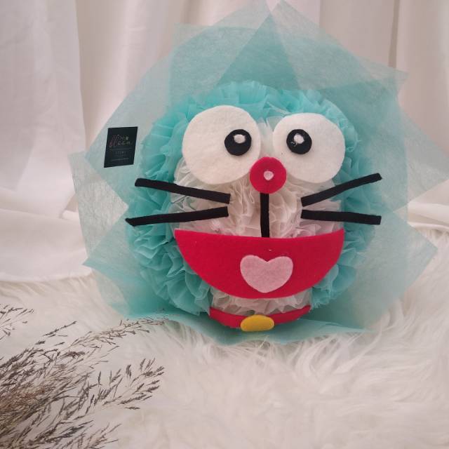Jual Buket karakter doraemon/buket wisuda/buket hadiah/buket bunga ...