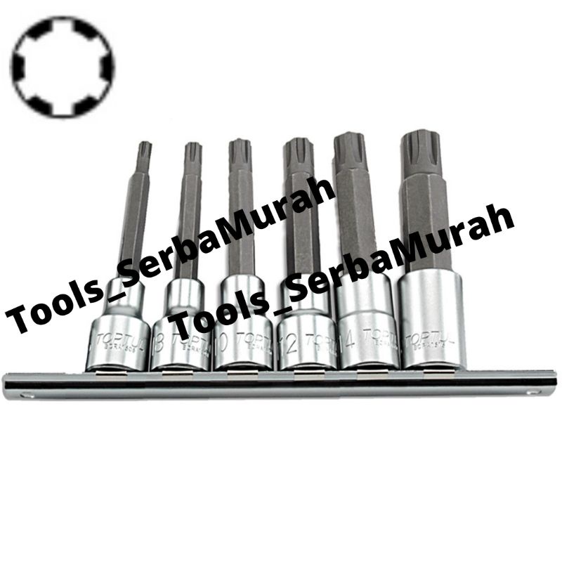 Jual RIBE BIT SOCKETS SEGI 6 M6, M8, M10, M12, M14 & M16 set | Shopee ...