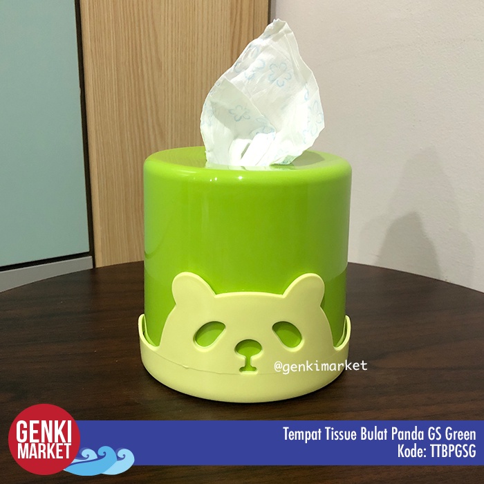 Jual Tempat Tissue Bulat Panda GS Green Genki Market | Shopee Indonesia